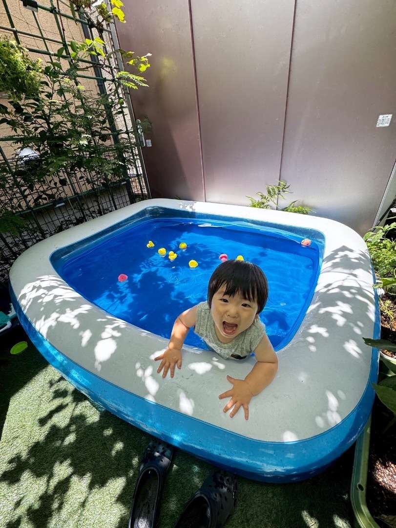 今日のデメル プール開きと病院ざんまい: 今日のマロン＆デメル